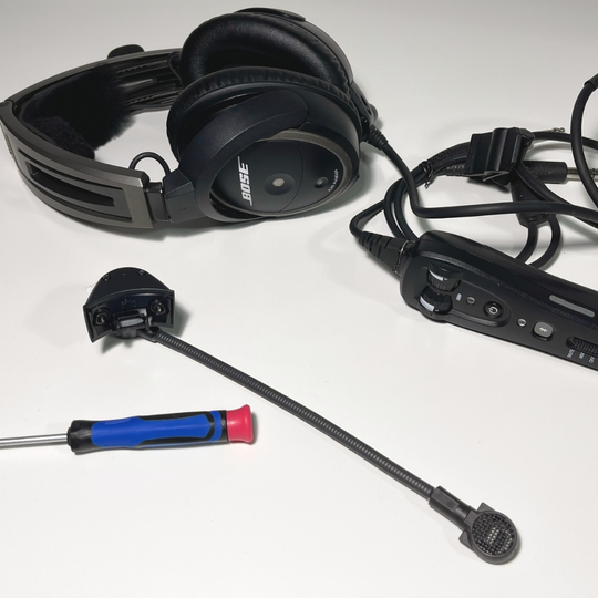 How to Replace a Bose A20 Control Module Down Cable – Hobbs Flyer